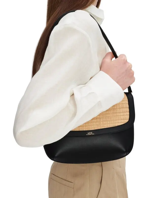 A.p.c. Sarah Shoulder Bag - Black