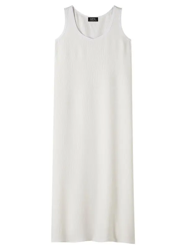A.p.c. Maxi Dress With Scoop Neck - Black