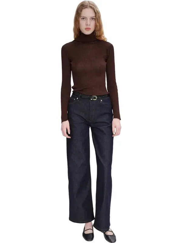 A.p.c. Ilona Fitted Turtleneck - Copper