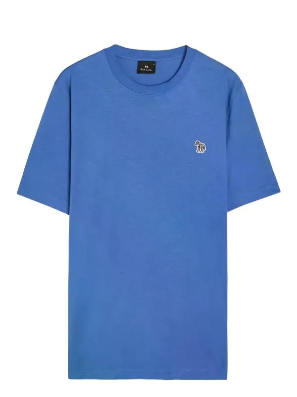 Paul Smith Zebra-patch T-shirt - Blue