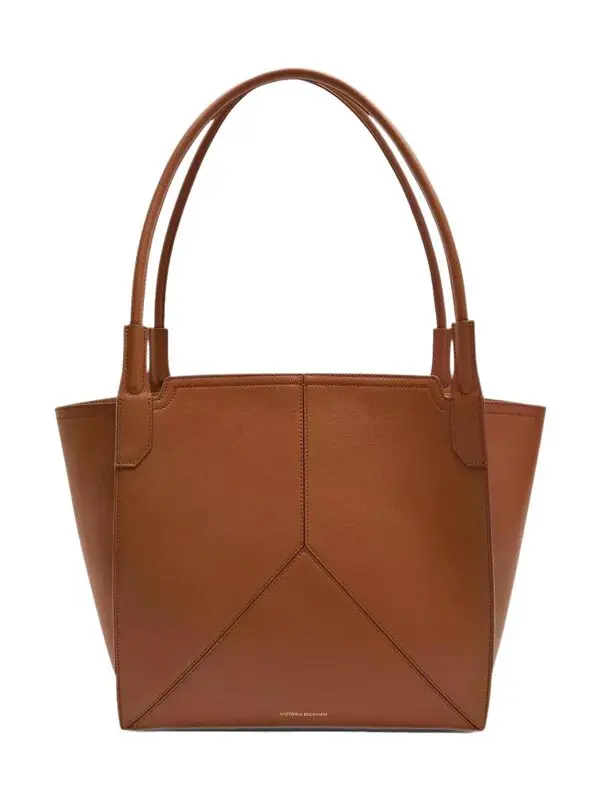 Victoria Beckham Grained Leather Tote Bag - Brown
