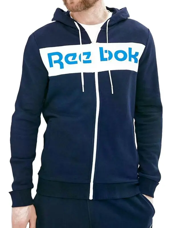 REEBOK Logo Hoodie - Blue