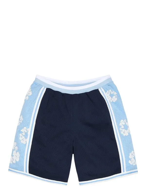 DENIM TEARS Cotton Wreath Olaf Shorts - Blue