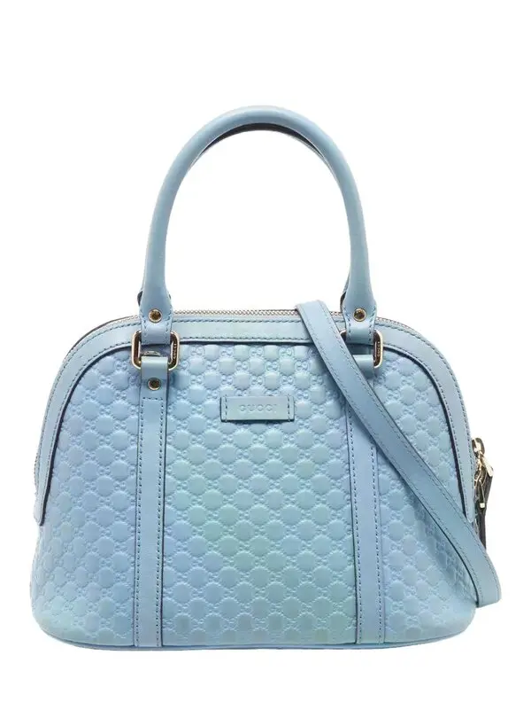 Gucci Microguccissima Dome Handbag - Blue
