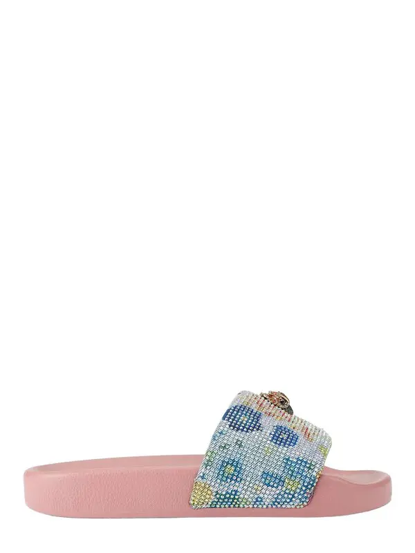 Kurt Geiger Meena Eagle Slides - Blue