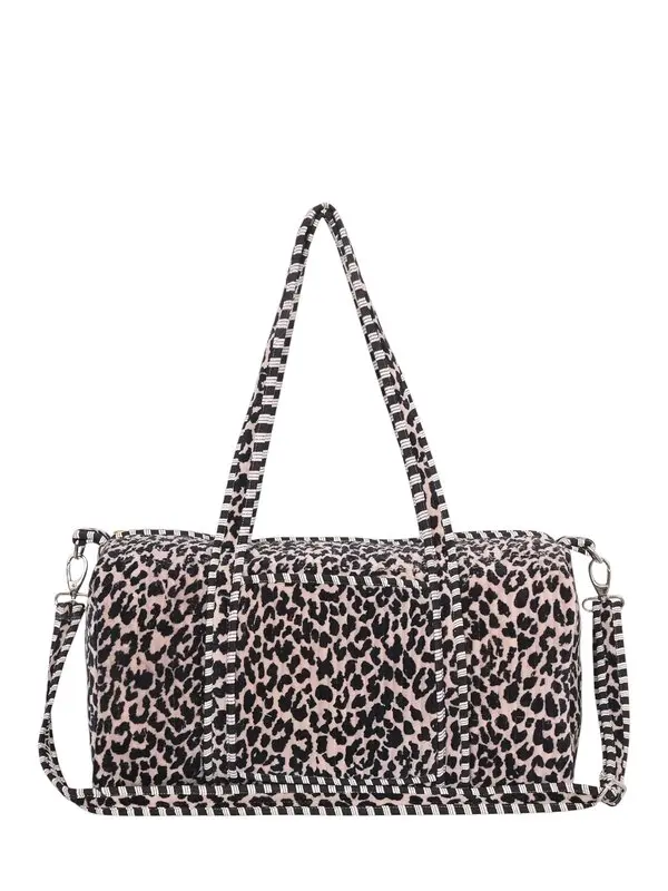 CYC Velvet Leopard Weekender - Brown
