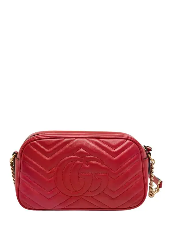 Gucci Gg Marmont Camera Bag - Red