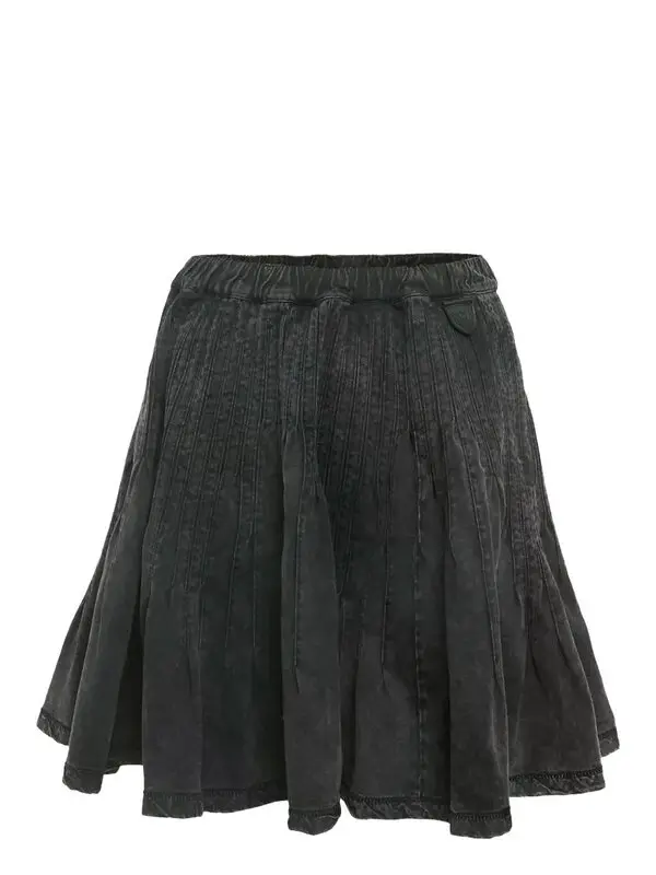 LOUIS VUITTON Flared Mini Skirt - Grey