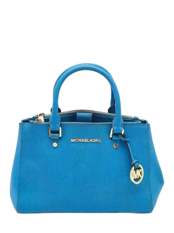 Michael Kors Sutton Saffiano Leather Satchel Bag - Blue