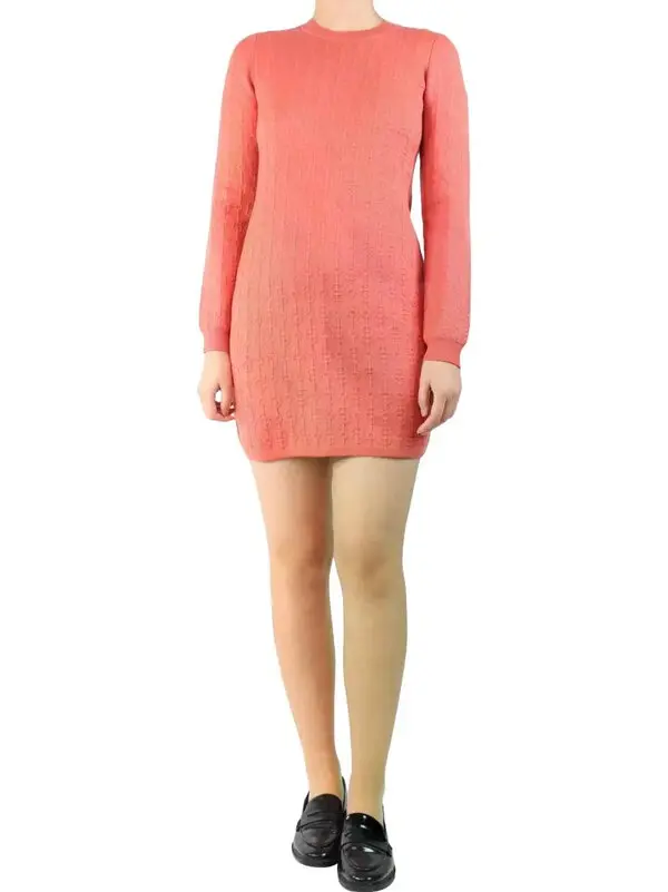 Hermès Monogram Knit Dress - Pink