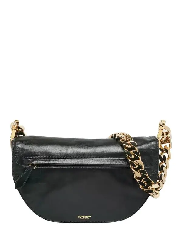 Burberry Olympia Chain Shoulder Bag - Black