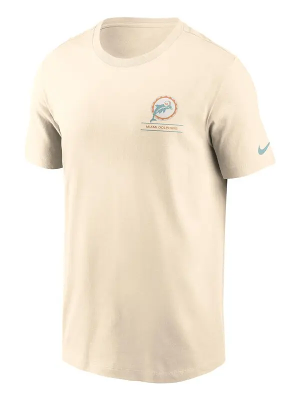 Nike Miami Dolphins Essential Vintage Mod Nfl T-shirt - Brown