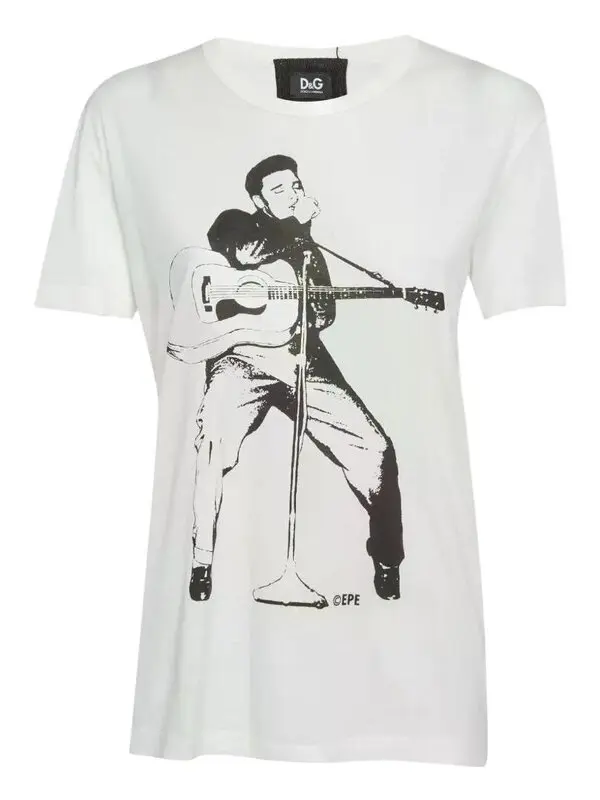 Dolce & Gabbana Graphic Print T-shirt - White