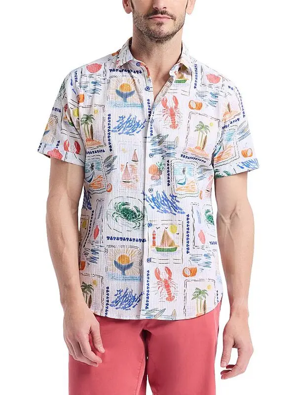 Robert Graham Isla Vista Short Sleeve Woven Shirt - Multi