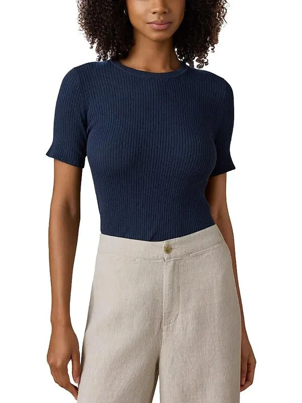 Faherty Brand Miramar Ribbed Knit Tee - Spellbound