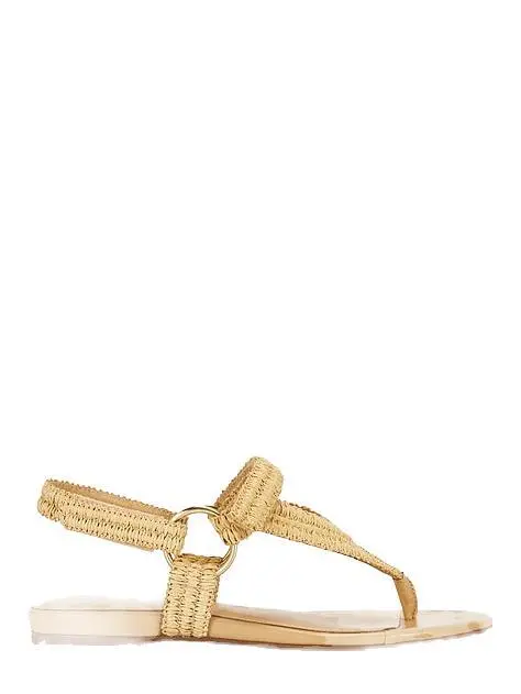 Raye Adelina Woven Travel Sandal - Raffia