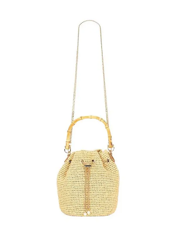 NIKKI BEACH Valencia Bucket Bag - Natural