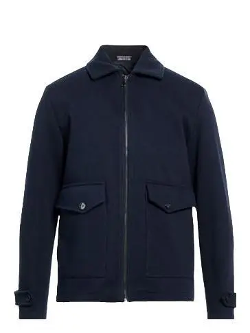 EXTE Midnight Polyester, Viscose, Wool Jacket - Blue