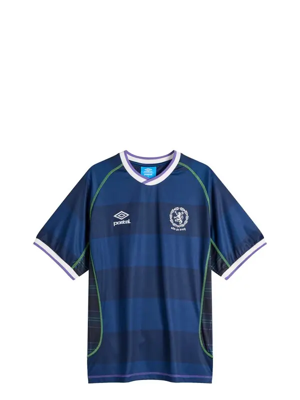POSTAL X Umbro 90s Heritage Football Jersey - Navy