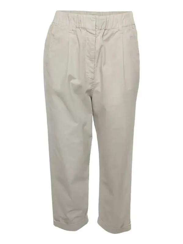 Brunello Cucinelli Cropped Trousers - Neutrals