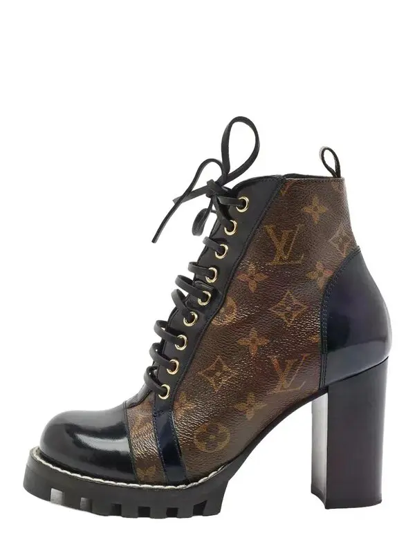 LOUIS VUITTON Star Trail Monogram Ankle Boots - Brown