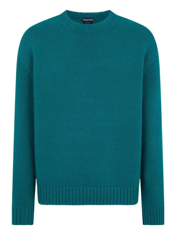 TOM FORD Virgin Wool-cashmere Sweater - Green