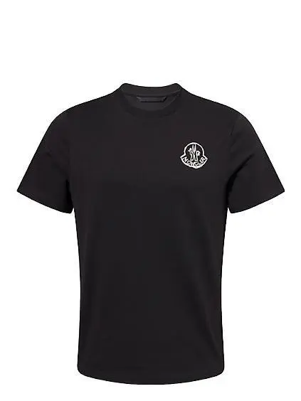 Moncler Artist Logo-print Cotton T-shirt - Black