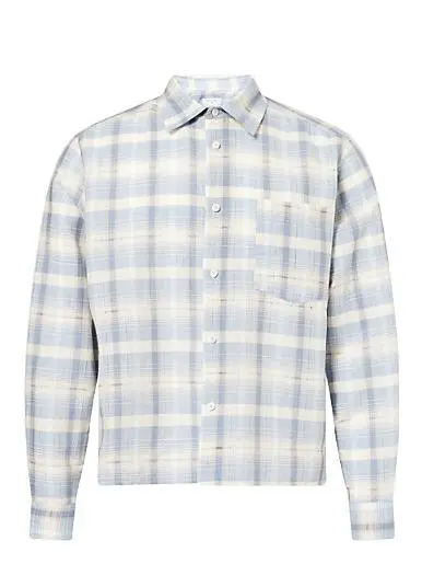 PERCIVAL Jesse Boxy Linen And Cotton-blend Shirt - Multi