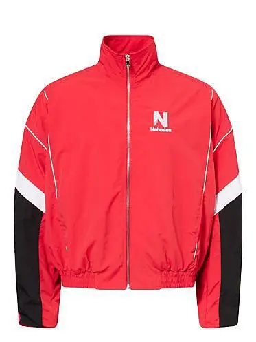 NAHMIAS Logo-embroidered Nylon Track Jacket - Red