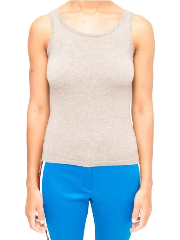 Lela Rose Crew Neck Vest - Grey