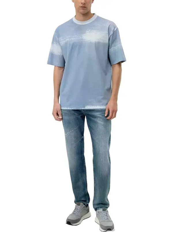 BOSS Distressed Faded Jeans - Blue