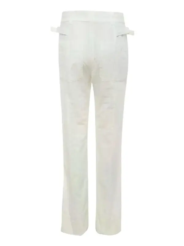 LOUIS VUITTON Straight Trousers - White