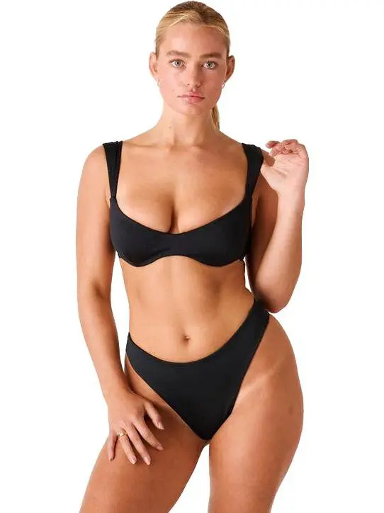 LONDRE BODYWEAR The Sweetheart Underwire Top - Matte Black