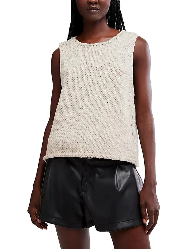 Free People Opal Sweater Tank - Tea