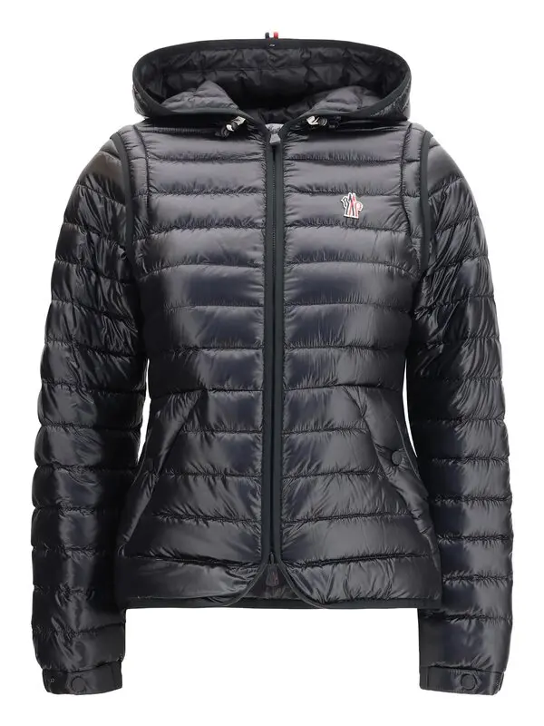 Moncler Karura Hooded Down Jacket - Black