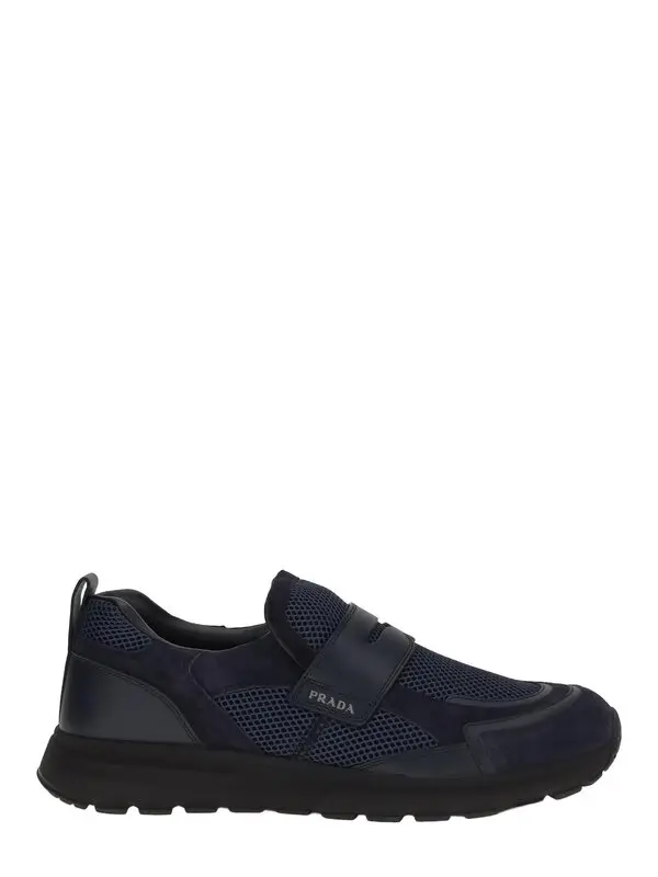 Prada Mesh Loafers - Blue