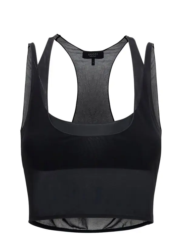 Gucci Viscose Bralette - Black