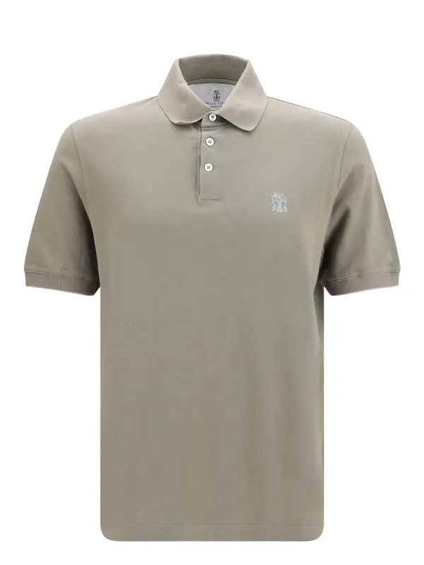 Brunello Cucinelli Cotton Polo - Green