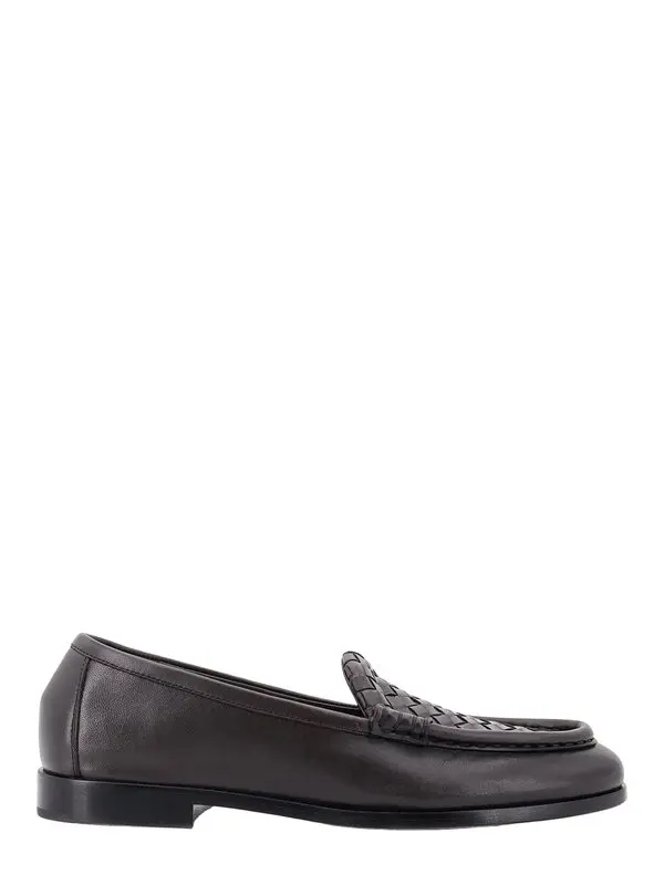 Bottega Veneta Intrecciato Leather Loafers - Multicolor