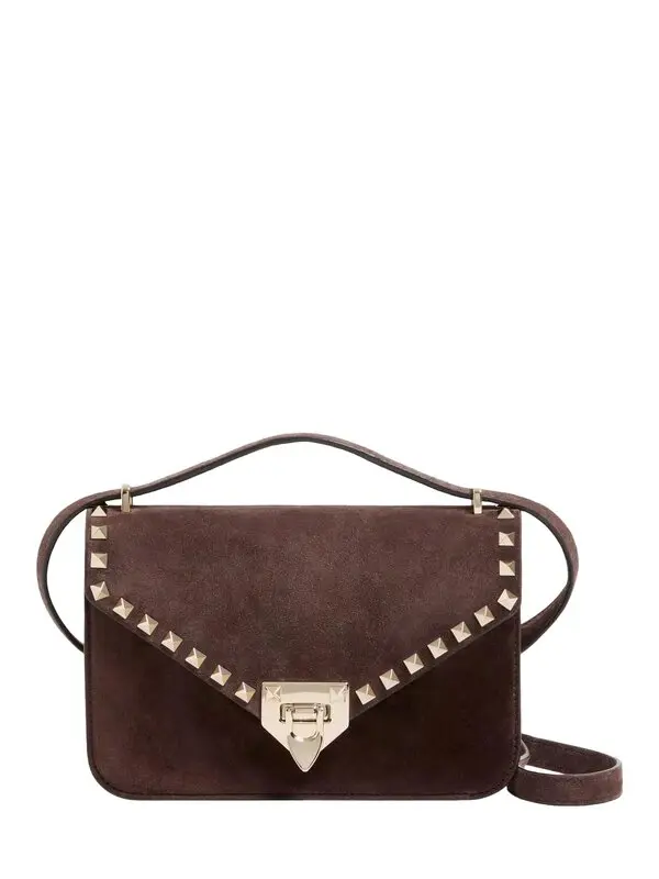 Valentino Garavani Rockstud Suede Crossbody Bag - Multicolor