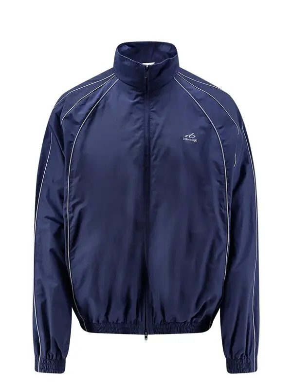 Balenciaga Track Jacket With Logo - Multicolor