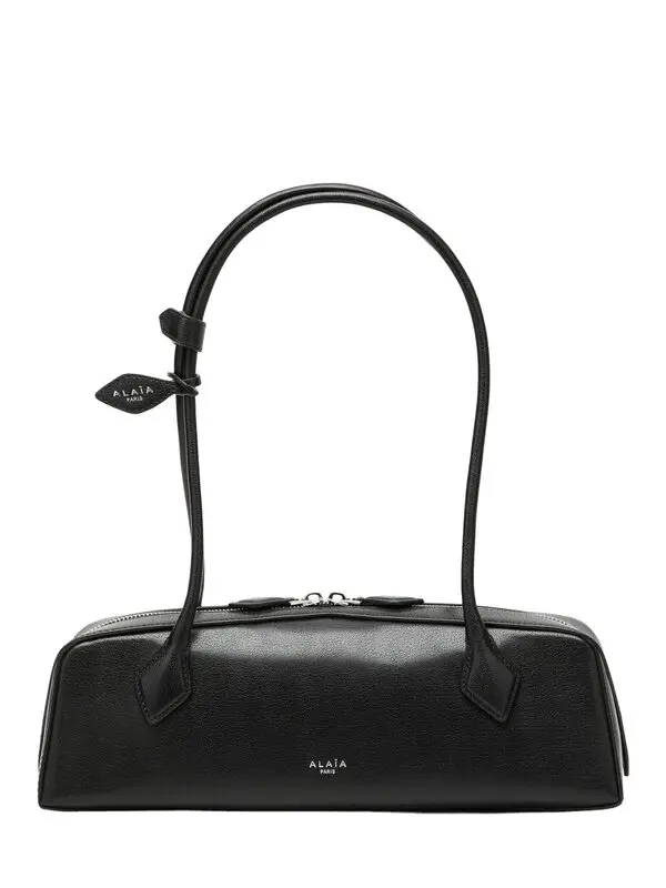 Alaïa Teckel Bag In Smooth Leather - Black