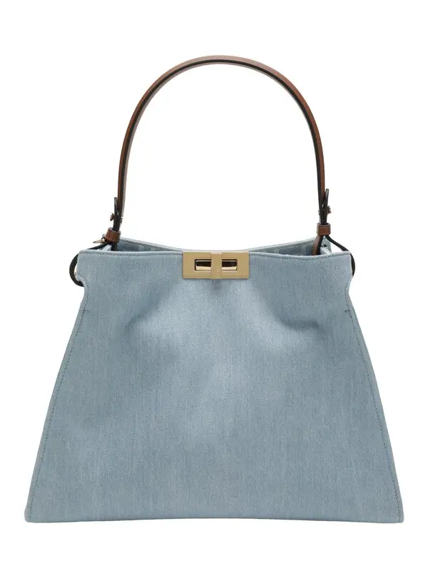 Fendi Light Denim Way Bag - Blue