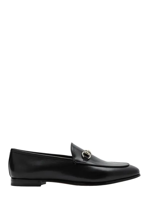 Gucci Leather Jordaan Loafer - Black
