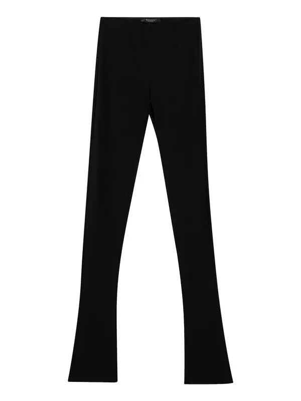 Gucci Viscose Crêpe Jersey Trousers - Black