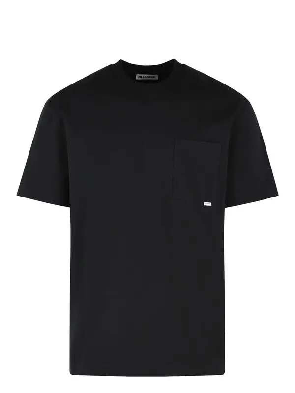 JIL SANDER Cotton T-shirt - Black