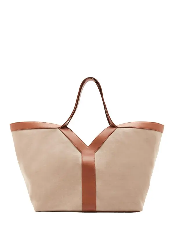 Saint Laurent Y Tote Bag - Neutral