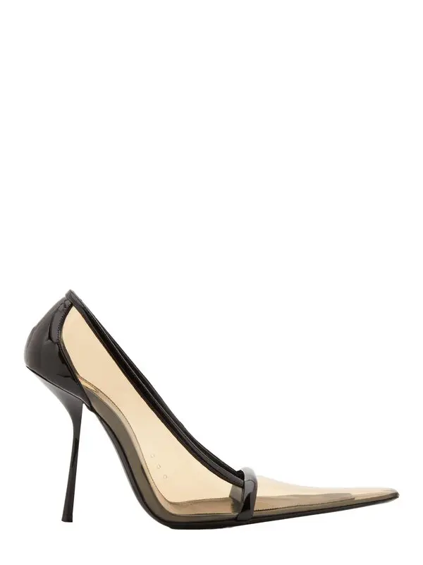 Saint Laurent Brigitte 110 Vernis Pumps - Brown