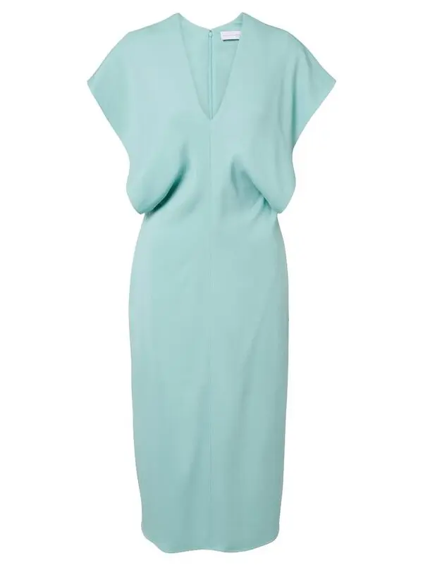 Stella McCartney Draped Midi Dress - Blue