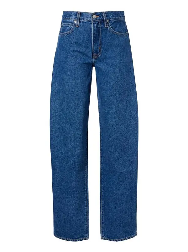 SLVRLAKE Tess Barrel-leg Jeans In Sweet Memory - Blue